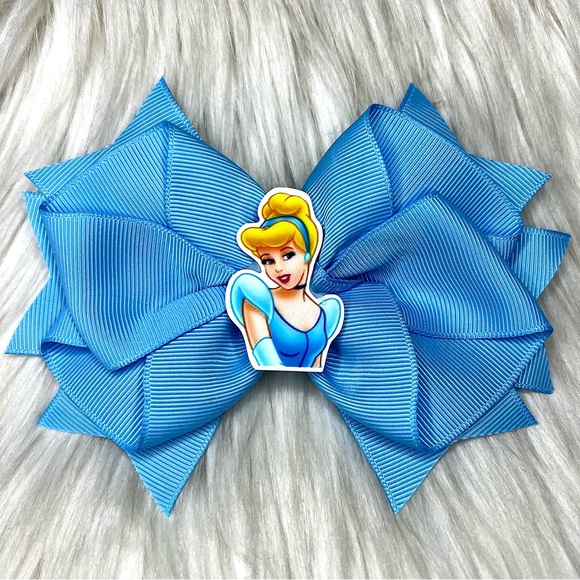 Accessories | Disney Princess Cinderella Hair Bow Barrette Clip | Poshmark